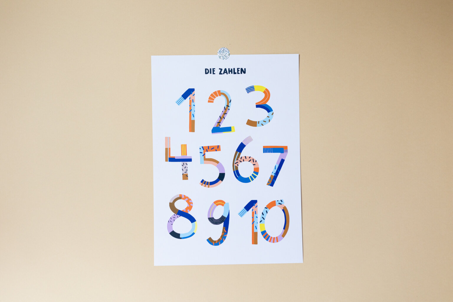 A3 Poster - Zahlen - Liesels Wicht