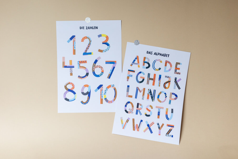 A3 Poster - Zahlen - Liesels Wicht